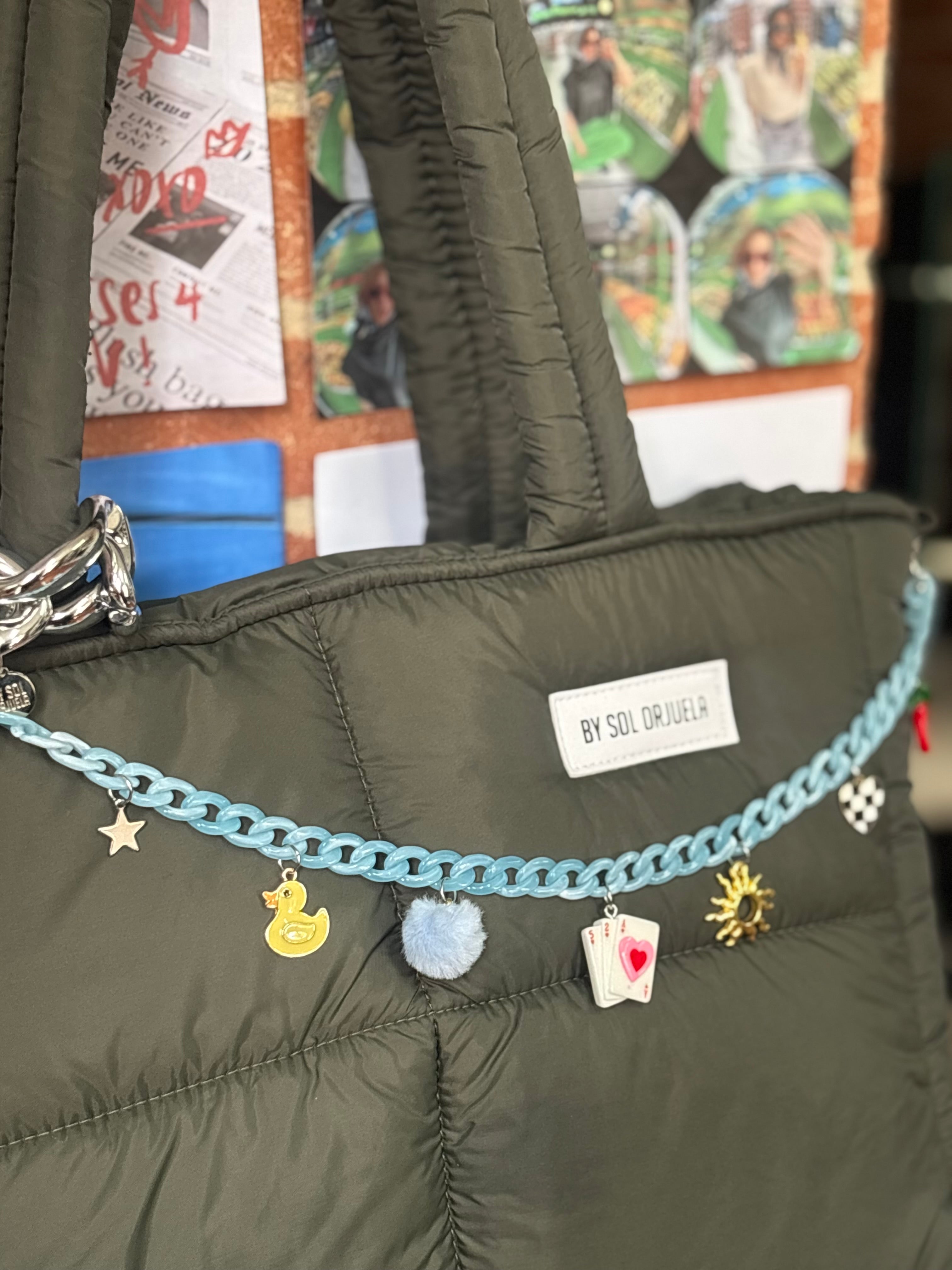 Cadena Blue Vibe Charm – By Sol Orjuela